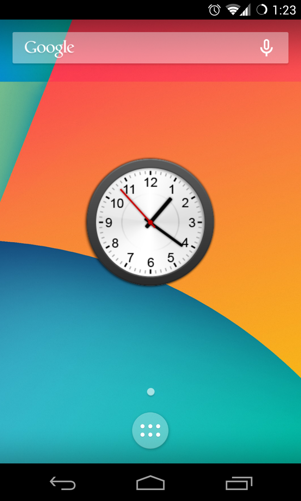 Animated Analog Clock Widget for Android - Download